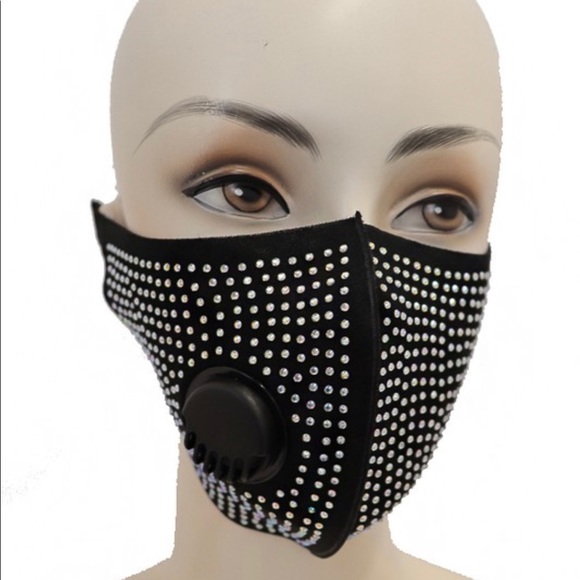 Accessories | Bling Mask With Respirator | Poshmark